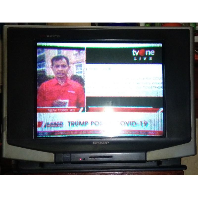 Jual PRELOVED TV TABUNG SHARP 21 INCH | Shopee Indonesia