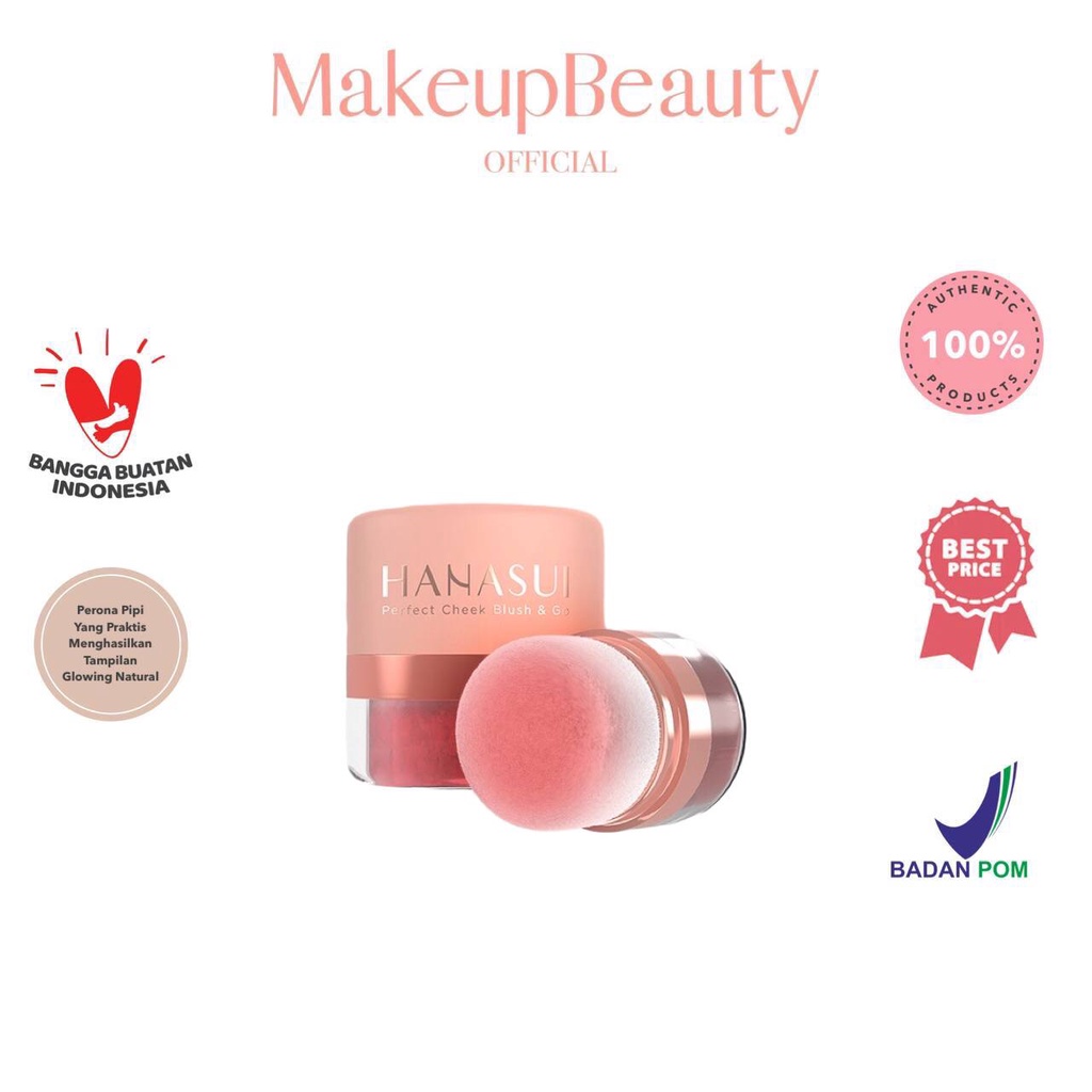 Jual HANASUI Perfect Cheek Blush & Go Powder 2.5g - Blush On | Shopee ...