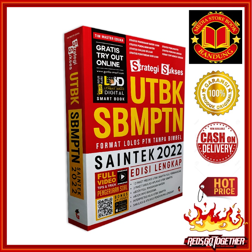 Jual BUKU SBMPTN SAINTEK - BUKU UTBK SAINTEK - STRATEGI SUKSES UTBK SBMPTN SAINTEK 2022 FORMAT ...