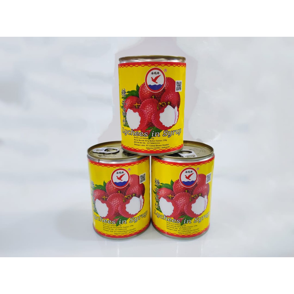 Jual LYCHEE CAN BUAH LECI KALENG LYCHEES IN SYRUP HERRING BRAND dalam ...