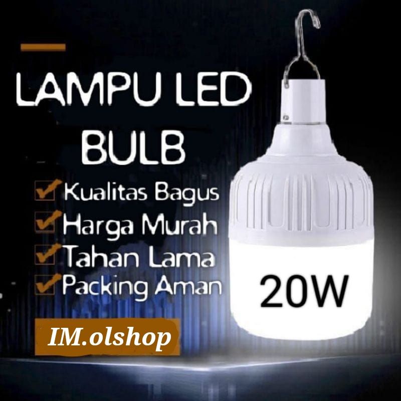 Jual LAMPU LED BULB JUMBO TABUNG 20Watt SUPER TERANG PUTIH⭐ IM ⭐ | Shopee Indonesia