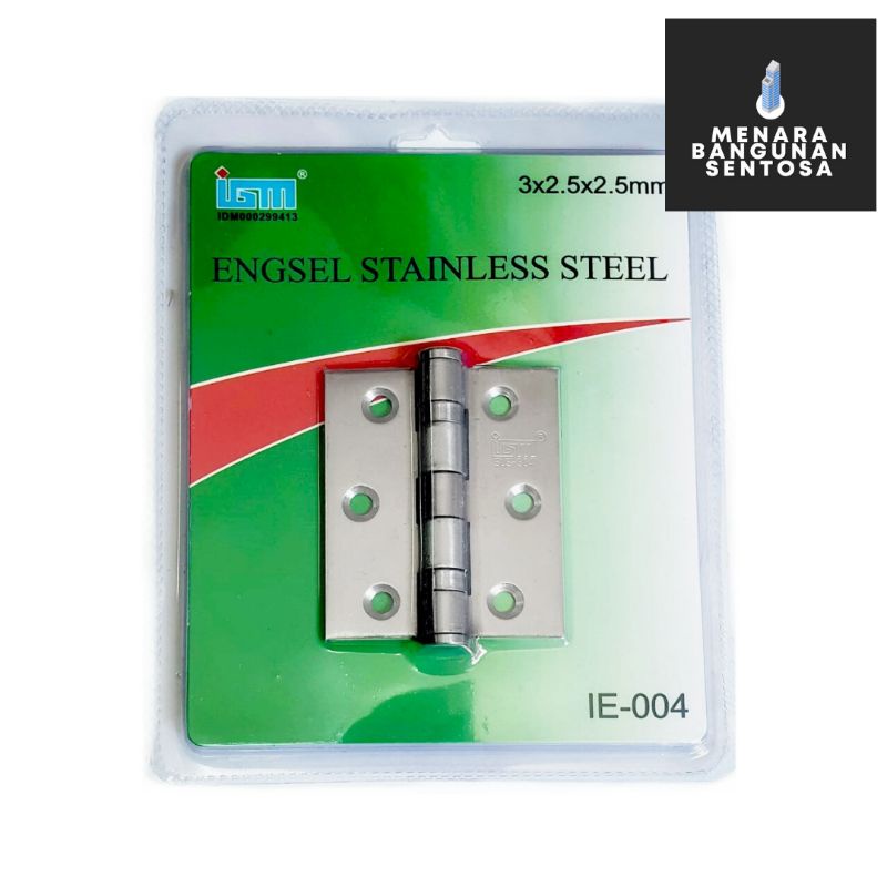 Jual Engsel Stainless Steel IGM 3" Inch Tebal - Engsel Pintu Jendela ...