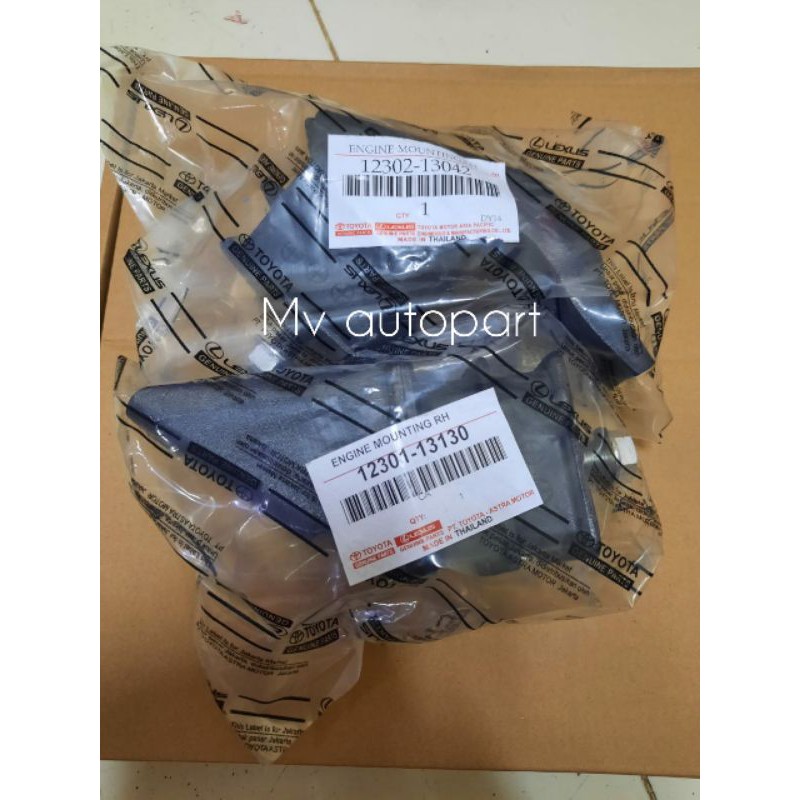 Jual Engine mounting 1set (kiri-kanan) Toyota Kijang Doyok Ori | Shopee ...