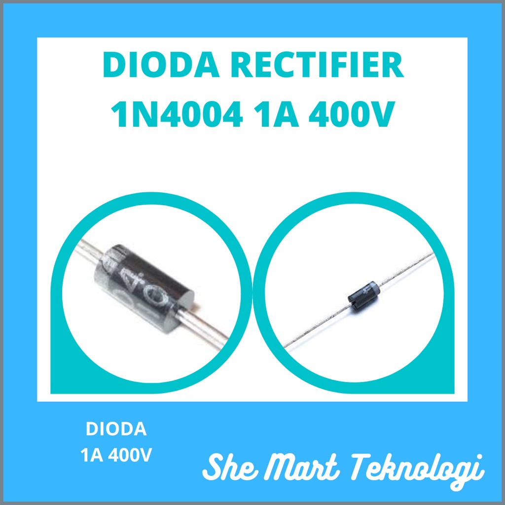 Jual Dioda rectifier 1N4004 1A 400V diode | Shopee Indonesia