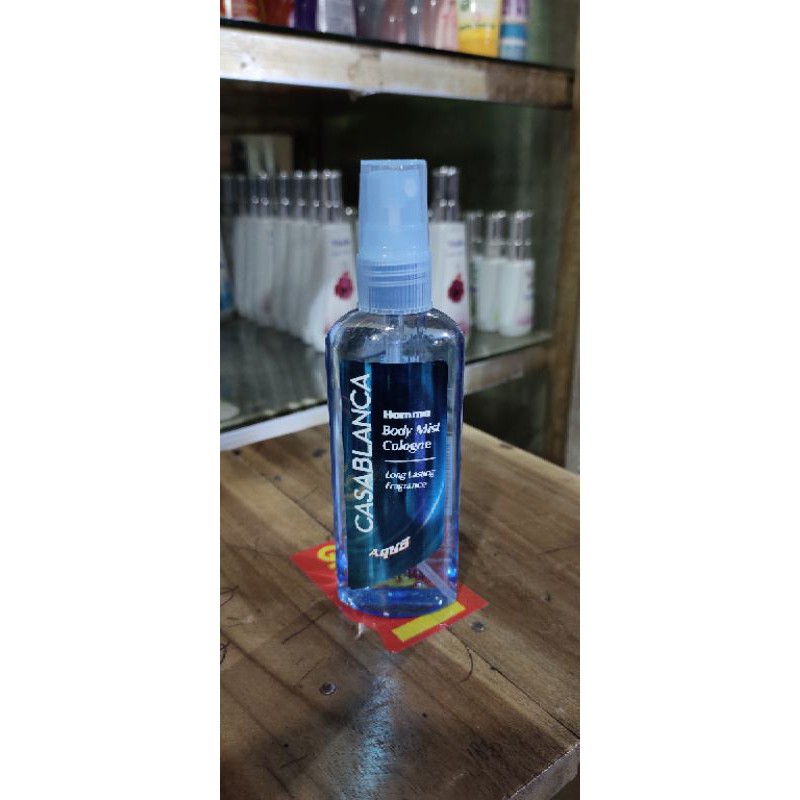 Jual Casablanca body mist cologne BIRU MUDA/AQUA 100ml | Shopee Indonesia