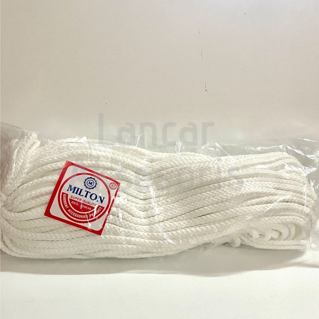 Jual Tali Kur / Talikur Tali Kepang Polyster Milton 5 mm per 1 pack / Tali Tas Craft Souvenir ...