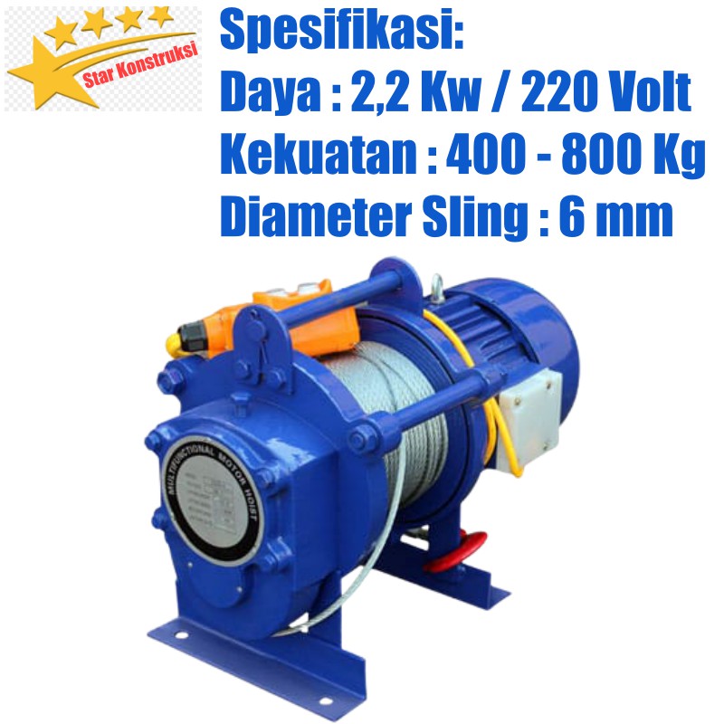 Jual MESIN / DINAMO DEREK MINI CRAIN 800 KG | Shopee Indonesia