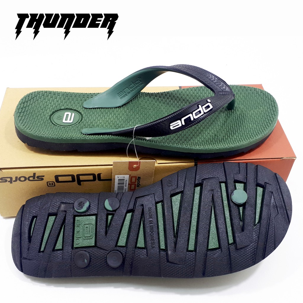 Jual Sandal Ando Thunder Sendal Jepit Sport | Shopee Indonesia