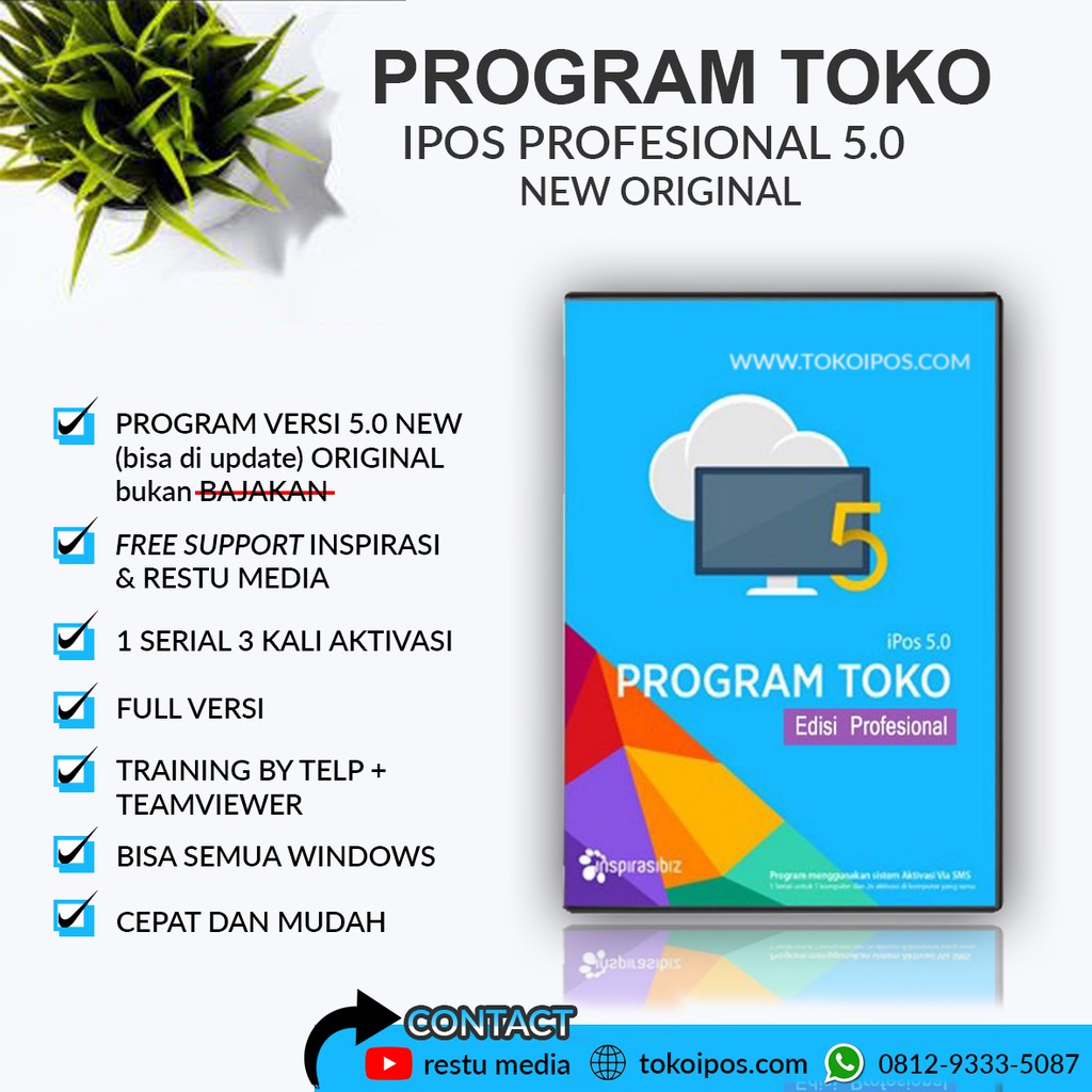 Jual PROGRAM TOKO IPOS PRO 5.0 NEW VERSI ORIGINAL - PAKET 1, 2, 3, 4 ...