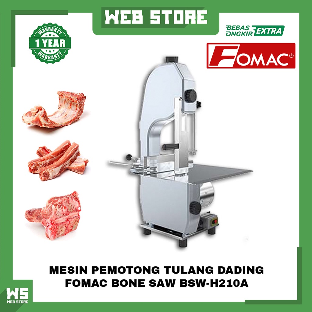 Jual Mesin Pemotong Daging Beku Bone Saw Machine Fomac Bsw H210a