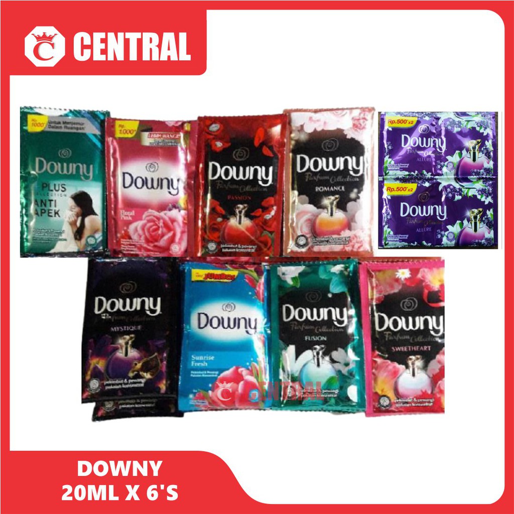 Jual DOWNY SACHET 10ml,20ml 6sashet/renceng | 10ml x 12sashet | Shopee ...