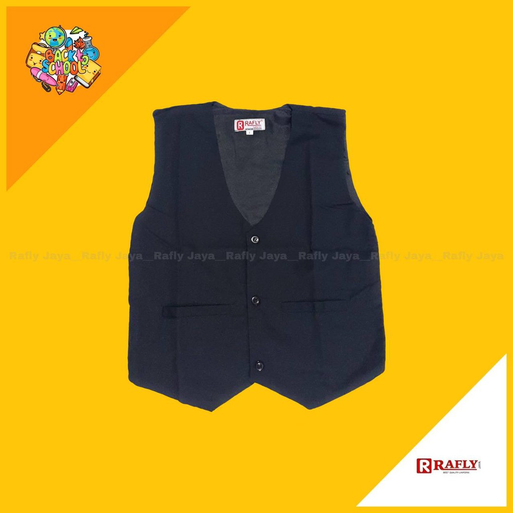 Jual Rompi SD Merah Hitam Polos - Vest SD Merah Hitam - Seragam Sekolah ...