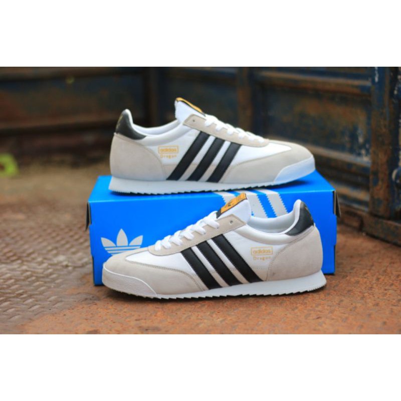 Jual Sepatu Adidas Dragon White List Black Original Made in Indonesia ...
