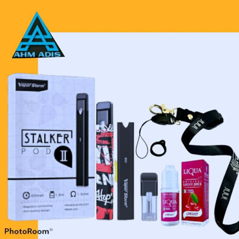 Jual STALKER POD II VAPOOR STALKER V 2 MINI FULLSET KOLEKSI LIQUID 10ML ...
