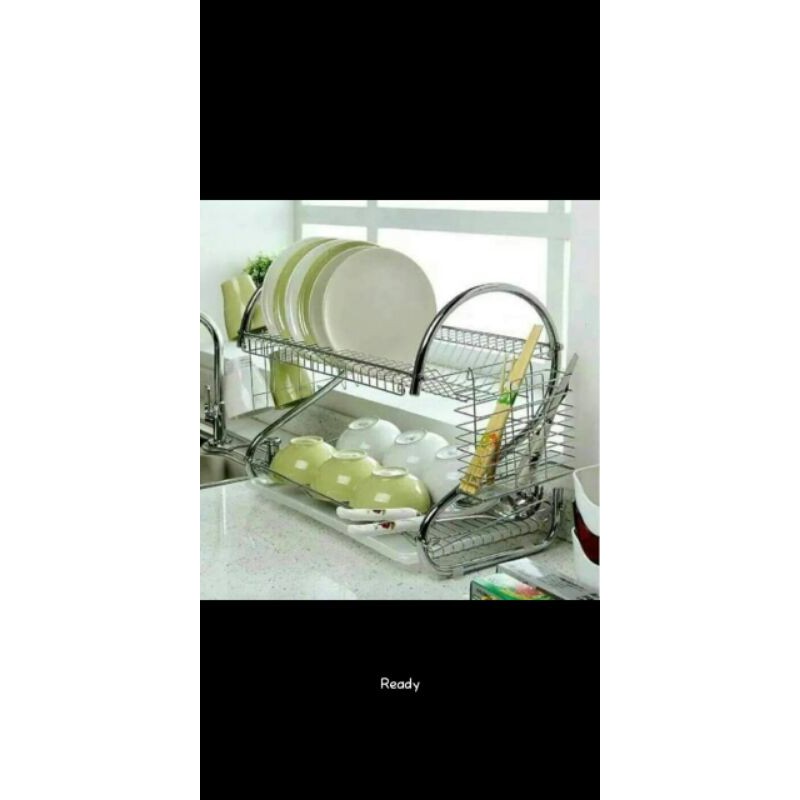 Jual Rak Piring Stainless (New Arrival) | Shopee Indonesia