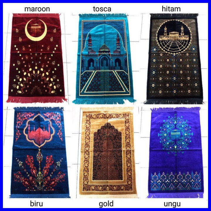 Jual PERALATAN SHOLAT Sajadah Turki Turkey Al Arabia Ultra New Tebal ...