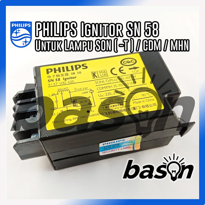 Jual PHILIPS SN 58 Ignitor - SON 100W-600W / CDM 35-150W | Shopee Indonesia
