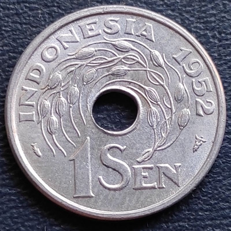 Jual Uang Koin Kuno 1 Sen Indonesia Tahun 1952 #Langka | Shopee Indonesia