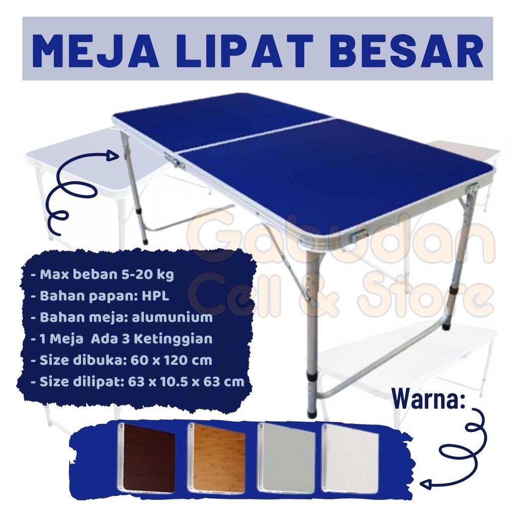 Jual MEJA LIPAT KOPER SERBAGUNA MEJA DAGANG MEJA JUALAN MEJA PORTABLE MEJA SERBAGUNA | Shopee ...