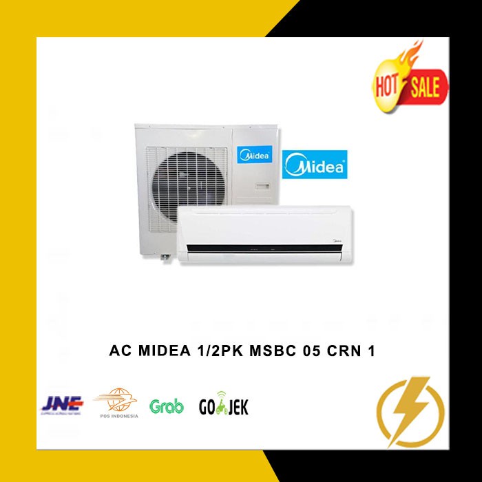 Jual AC MIDEA 1/2 PK 395 WATT - MSBC 05 CRN1 | Shopee Indonesia