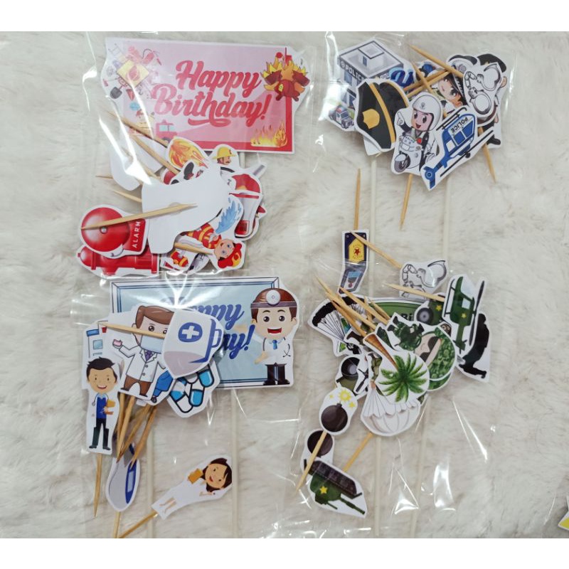 Jual topper tentara, polisi, dokter, pemadam | Shopee Indonesia