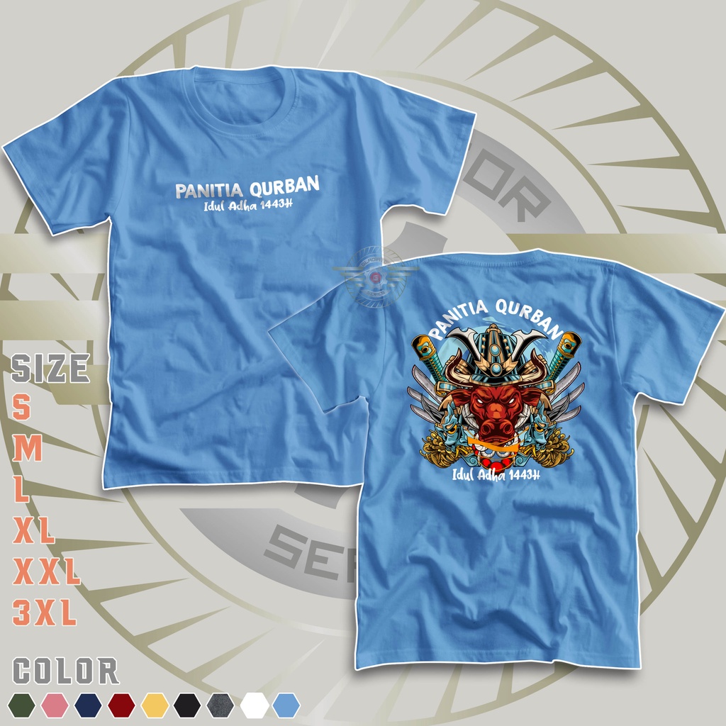 Jual KAOS PANITIA QURBAN IDUL ADHA 1443 H | Baju Kurban Jagal Sapi ...