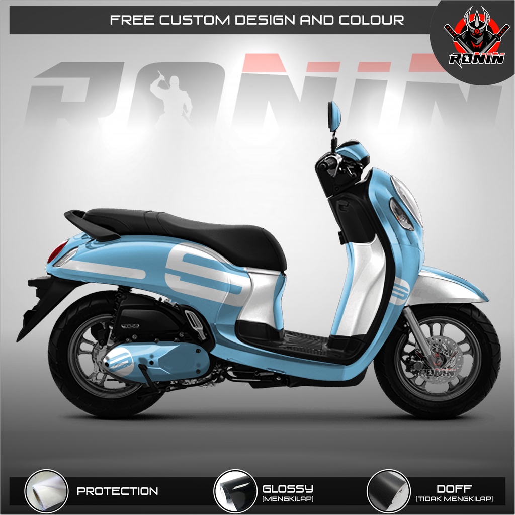 Jual Sticker Decal All New Scoopy, Scoopy 2021 Full Body Full + Box ...