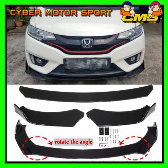 Jual Lips bumper universal. Winglet bumper depan. Splitter bumper lips ...