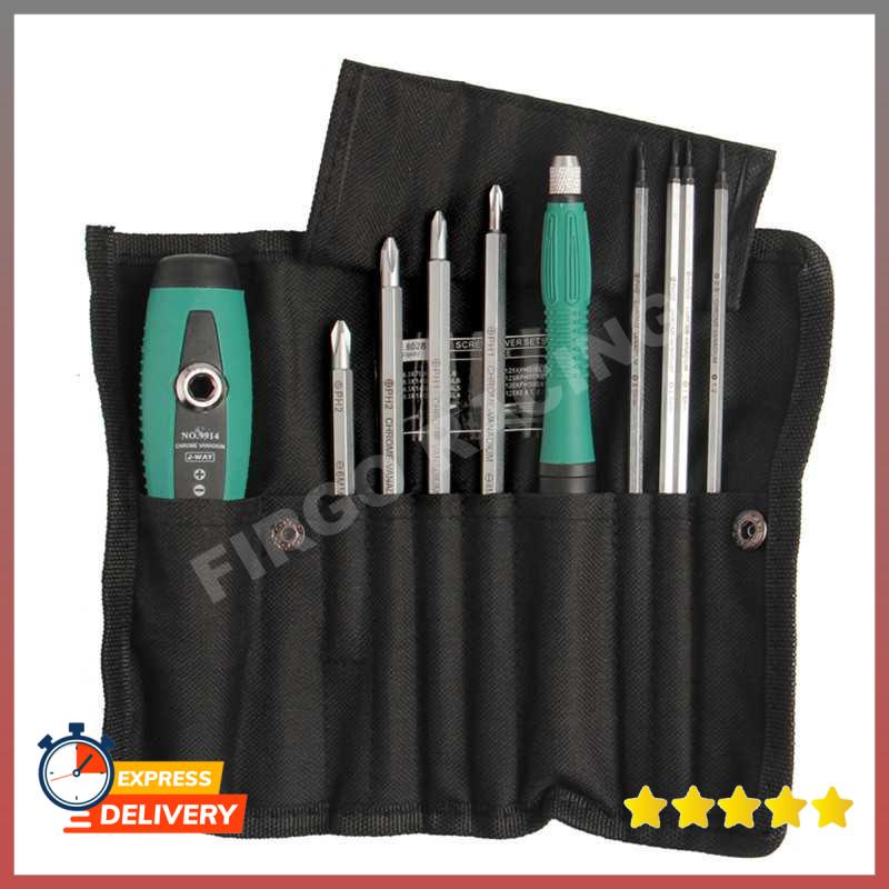 Jual penggong obeng set reparasi 10 in 1 lengkap | Shopee Indonesia