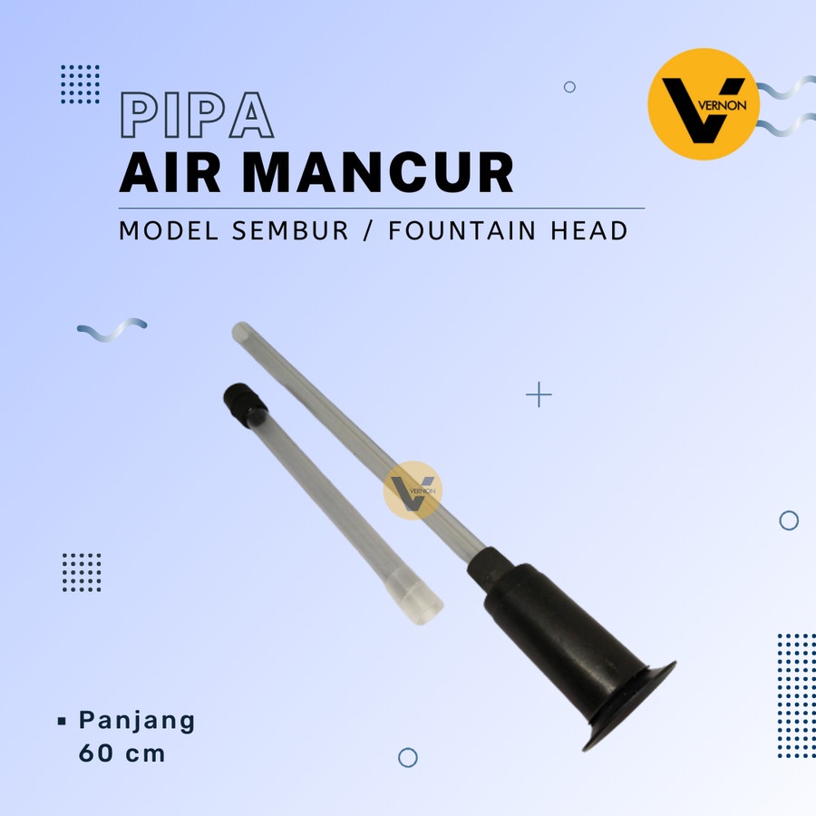 Jual Pipa Air Mancur Kolam Taman Set Nozzle Model Sembur Fountain Head ...