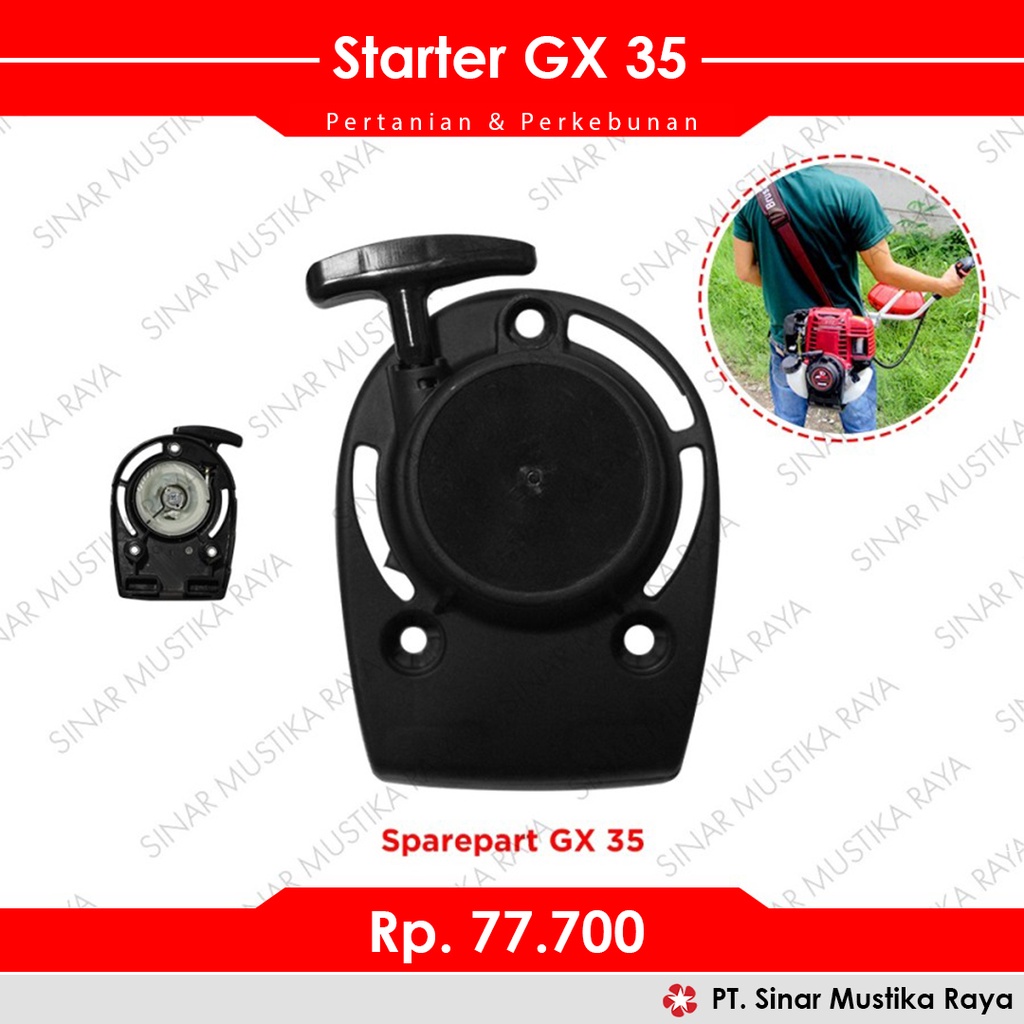 Jual Single Starter Spare Part Mini Traktor Gx35 Mesin Bajak Potong ...