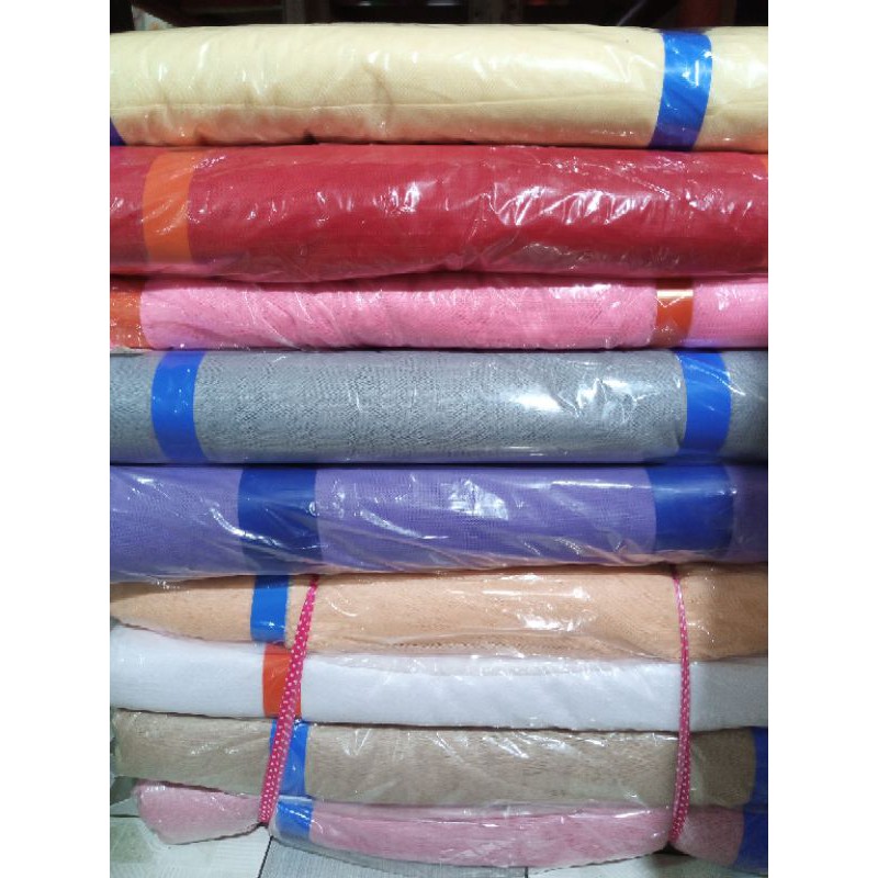 Jual Kain tile baju / tile warna Halus per meter Kain Tile Halus Lembut ...