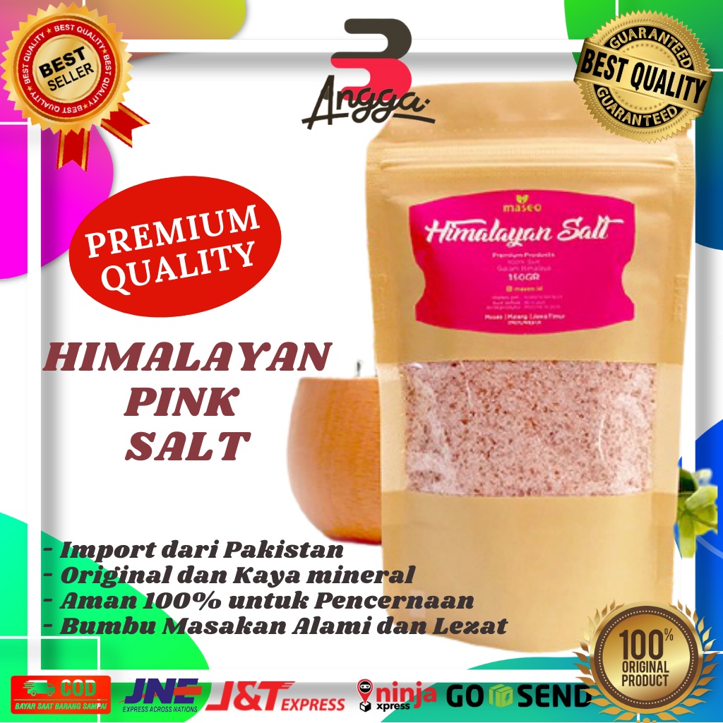 Jual 1 KG GARAM HIMALAYA ORIGINAL - HIMSALT HIMALAYAN PINK SALT ASLI ...