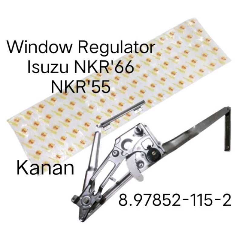 Jual Window Regulator - Dudukan Kaca Jendela / Pesawat Kaca Jendela Kanan Isuzu NKR-66/NKR-55 ...