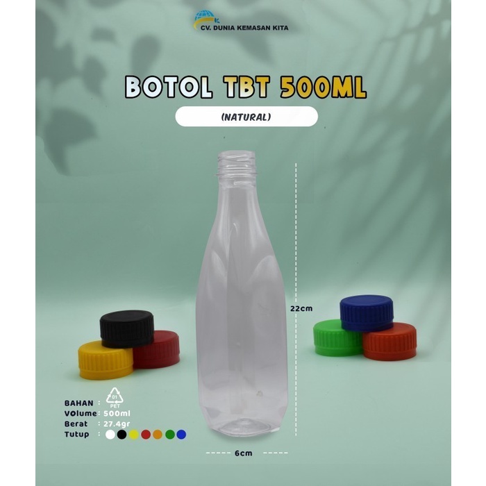 Jual Botol TBT 500 ml - 1 pcs - Botol Jus Botol Jamu | Shopee Indonesia