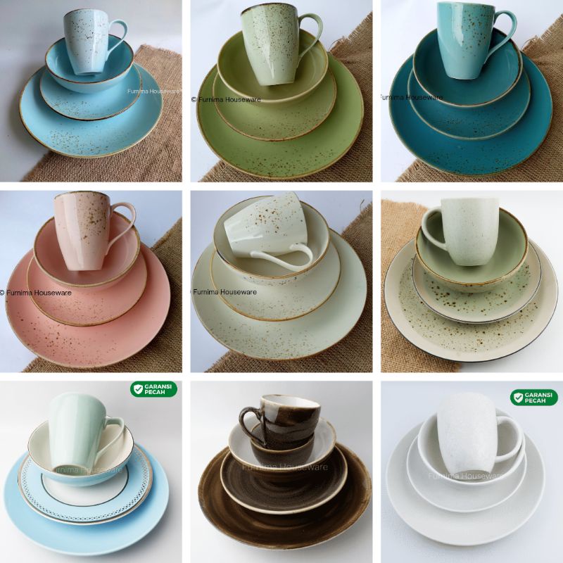 Jual Piring Set Keramik Cantik Hampers Parcel Lebaran Nikahan Mug ...