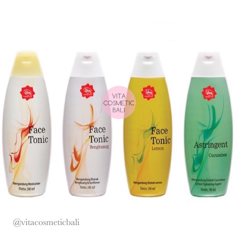Jual Viva Face Tonic Bengkuang Lemon Green Tea toner wajah TONIK TONER ...