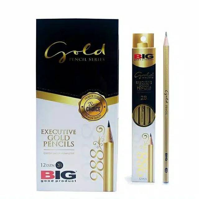 Jual Grosir Pensil Big 2B Gold / Pensil Komputer | Shopee Indonesia
