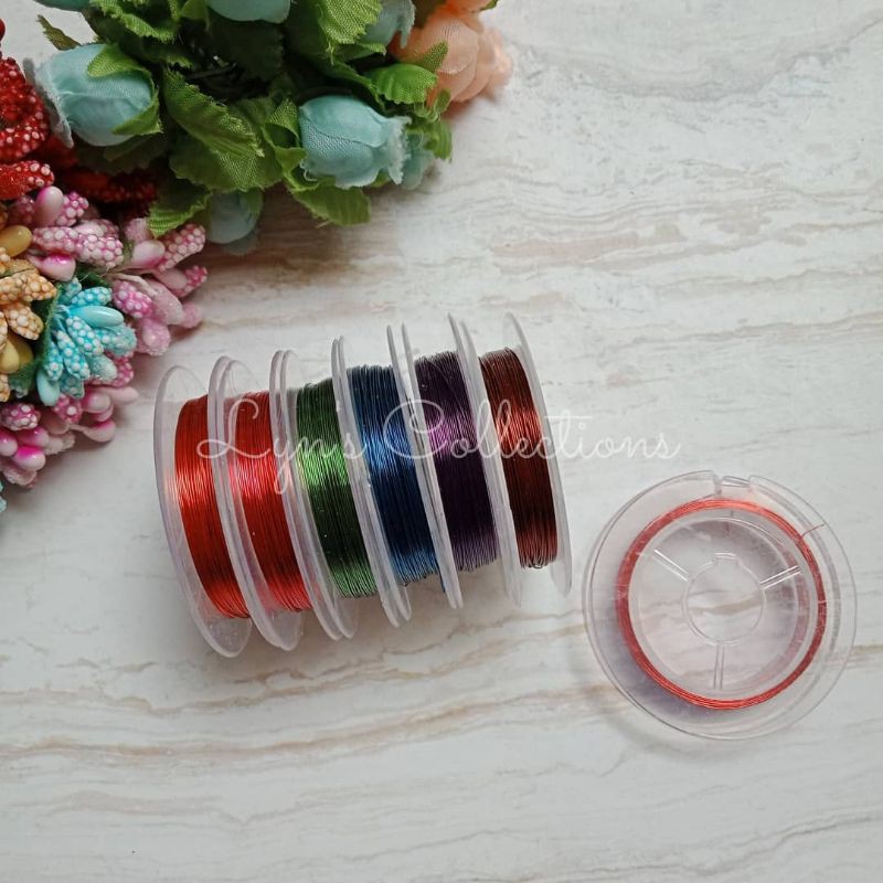 Jual Copper Wire for Craft 0.3mm (Roll Kecil) | Kawat Craft | Shopee ...