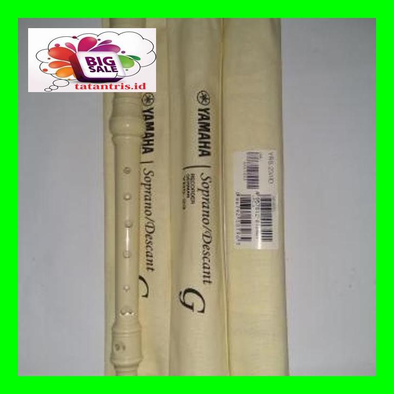 Jual Alt840U Recorder Suling Yamaha Yrs-23 Putih 100% Original / Alat ...