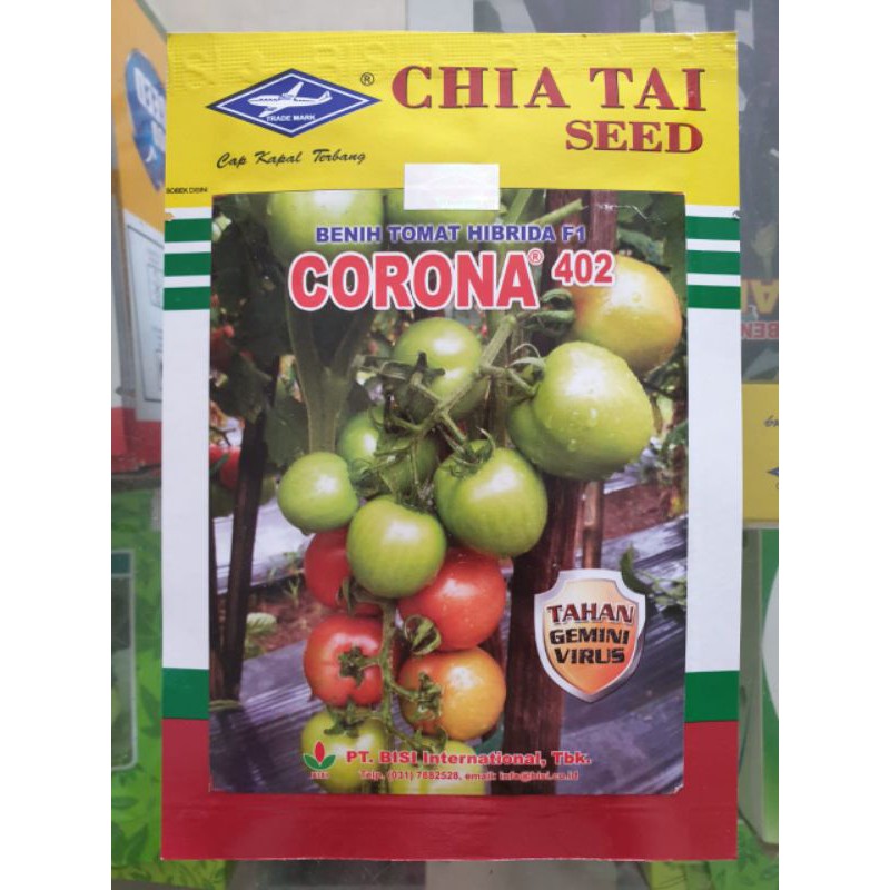 Jual benih tomat hibrida f1 corona 402 isi 5 gram | Shopee Indonesia