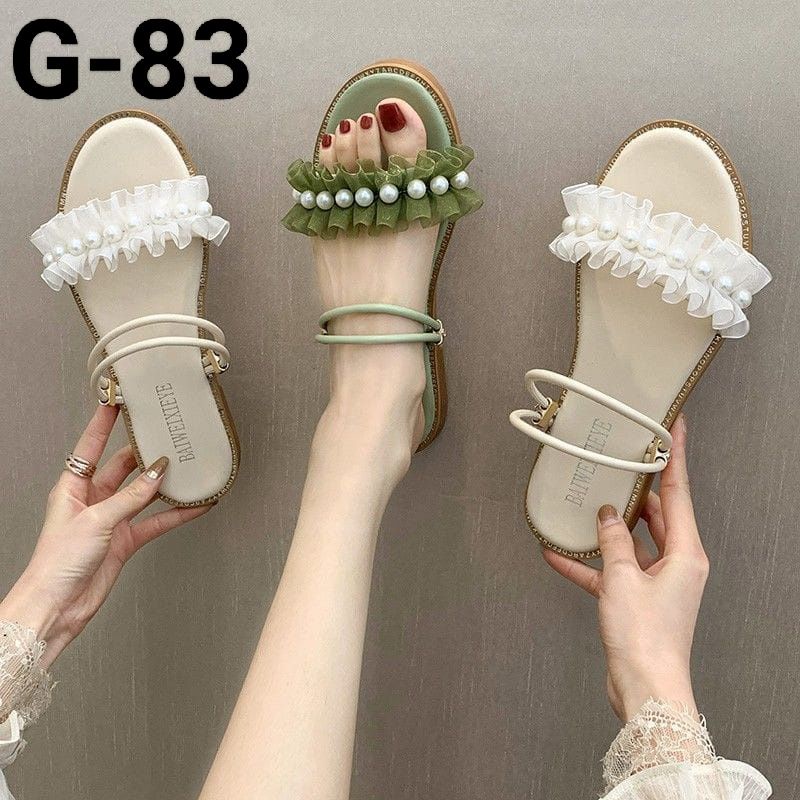 Jual SANDAL TEPLEK WANITA MOTIF G83 | Shopee Indonesia