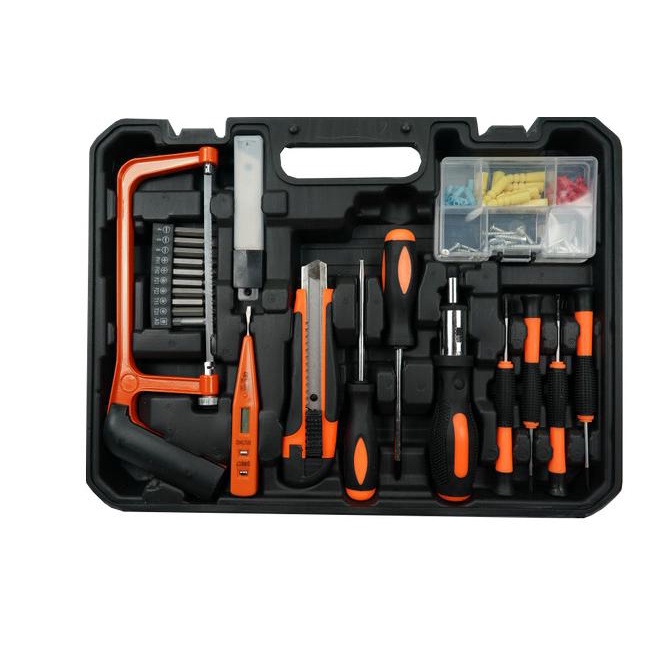 Jual Hand Toolset Tools Toolbox Kit Set 102 Pcs Not Tekiro Stanley Krisbow | Shopee Indonesia