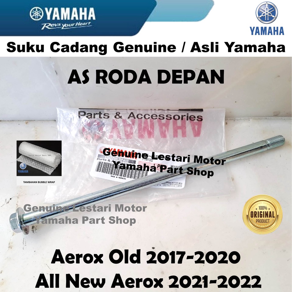 Jual As Axle Roda Depan Aerox Old 155 All New Aerox 2021 Asli Original ...