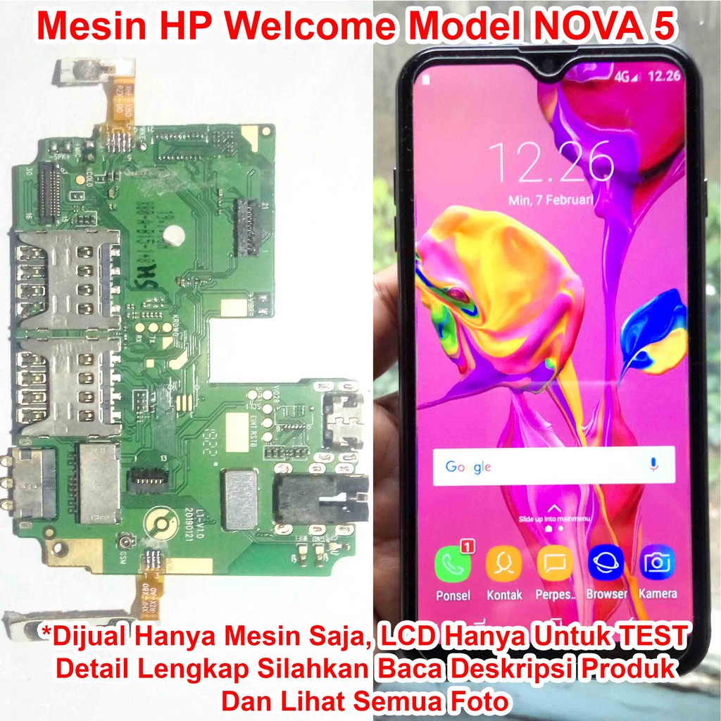 Jual Mesin Welcome Nova 5 Kondisi Nyala Wellcome Nova5 Model Nova 5 Ori Copotan Perawan Belum ...