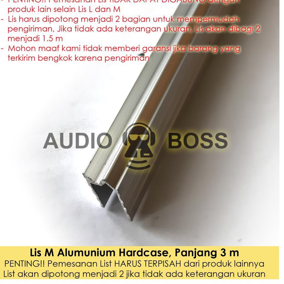Jual Lis M Alumunium Hardcase List Siku U Aluminium Flightcase Panjang ...