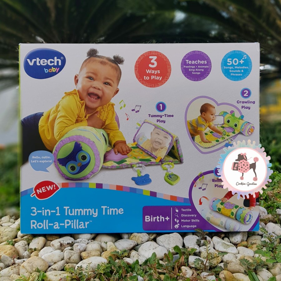 Jual VTech 3-in-1 Tummy Time Roll-a-Pillar | Shopee Indonesia