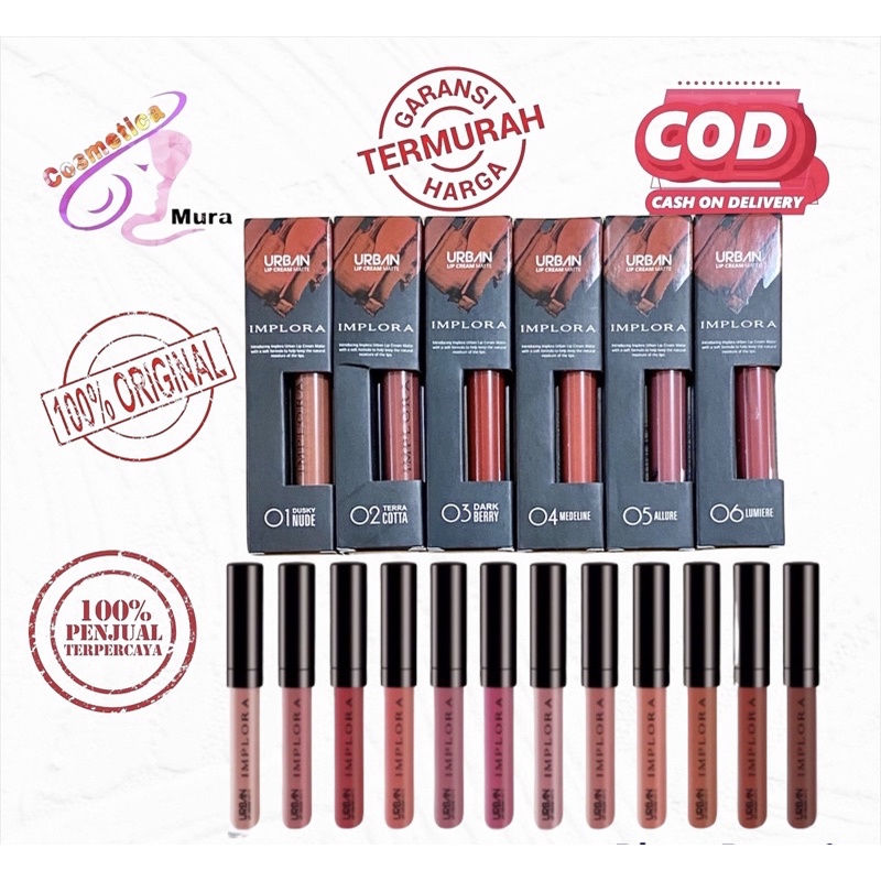 Jual ci,x} ADA HARGA GROSIR - IMPLORA LIPCREAM MATTE URBAN - LIPCREAM ...