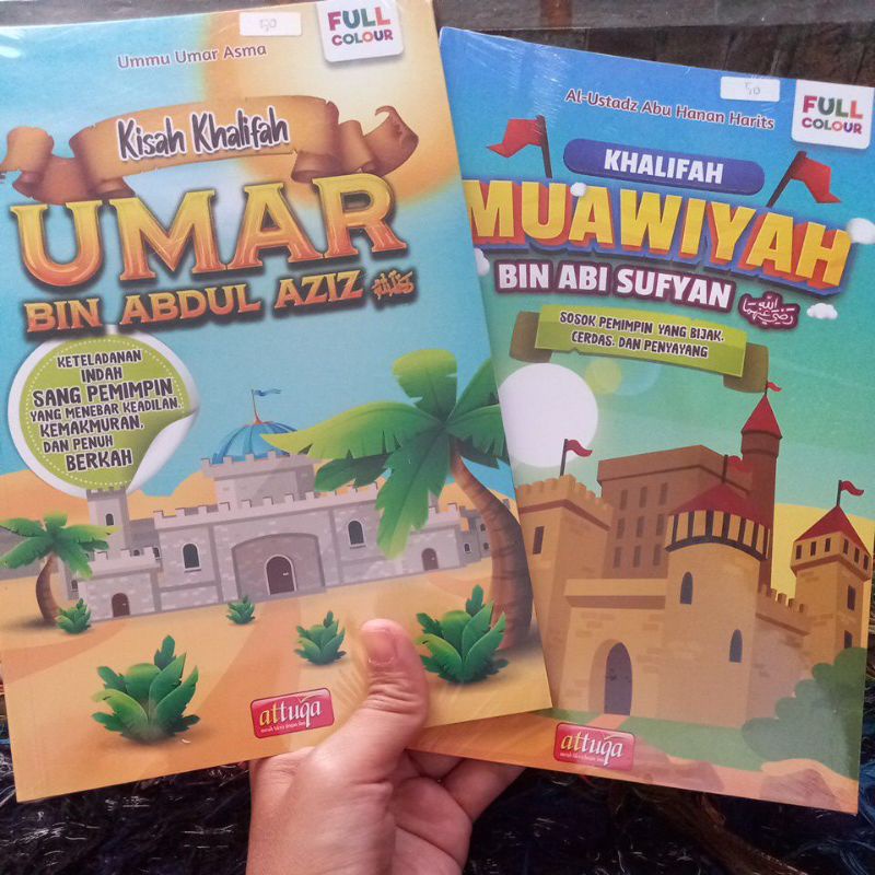 Jual kisah khalifah / umar bin abdul aziz / muawiyah bin abi sufyan / attuqa | Shopee Indonesia