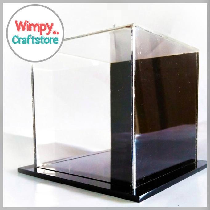 Jual box akrilik display clay box acylic kotak kaca bening action ...